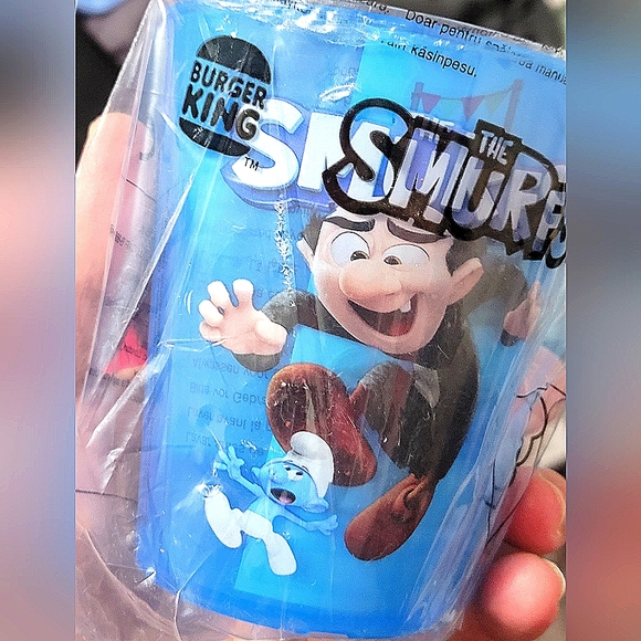 burger king | Other | Burger King Smurfs Cup New | Poshmark